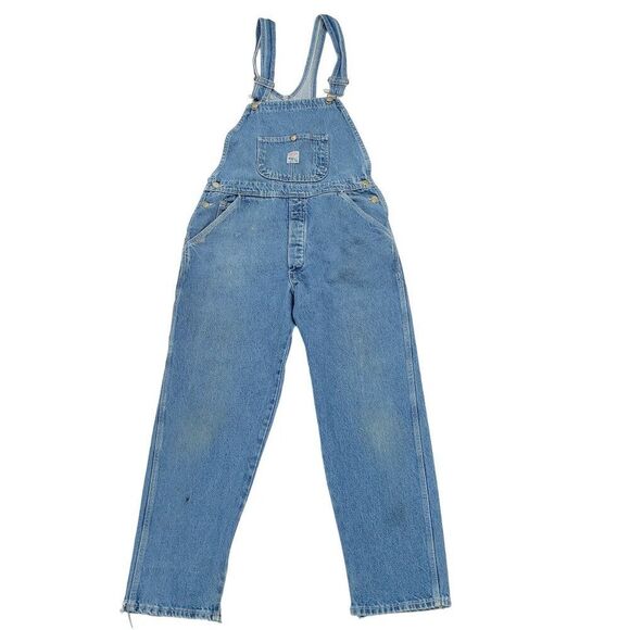 Pointer Brand | Jeans | Vintagepointer Brand Bib Overalls Blue Denim Usa Made Relaxed Workwear ...